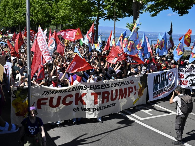 Manifestation anti-G7 à Genève: trois arrestations provisoires | LFM la ...